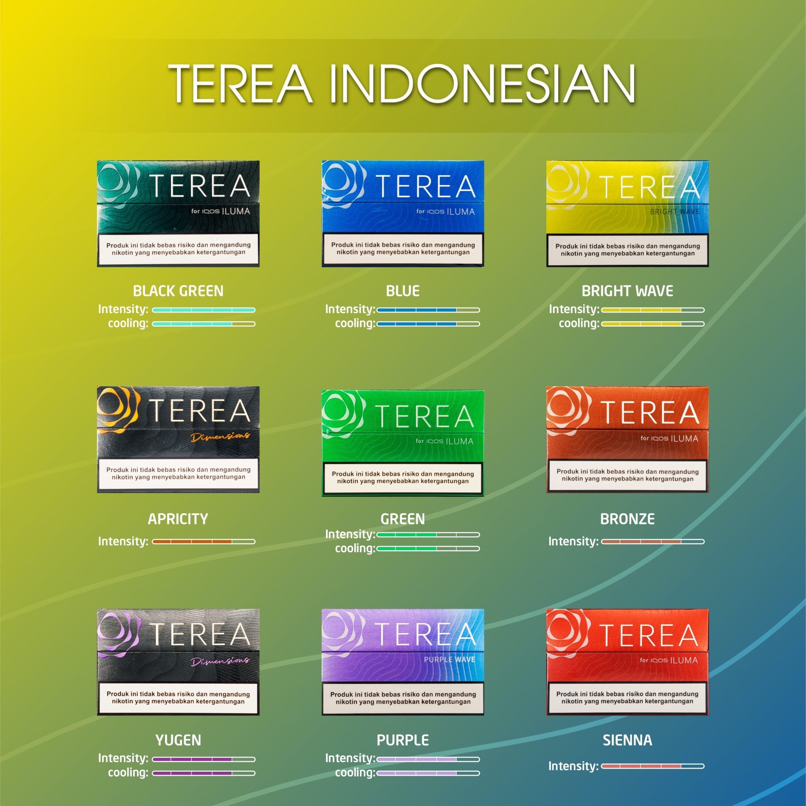 Heets TEREA Indonesian versions For IQOS ILUMA | Best price– Vape Dubai Smoke
